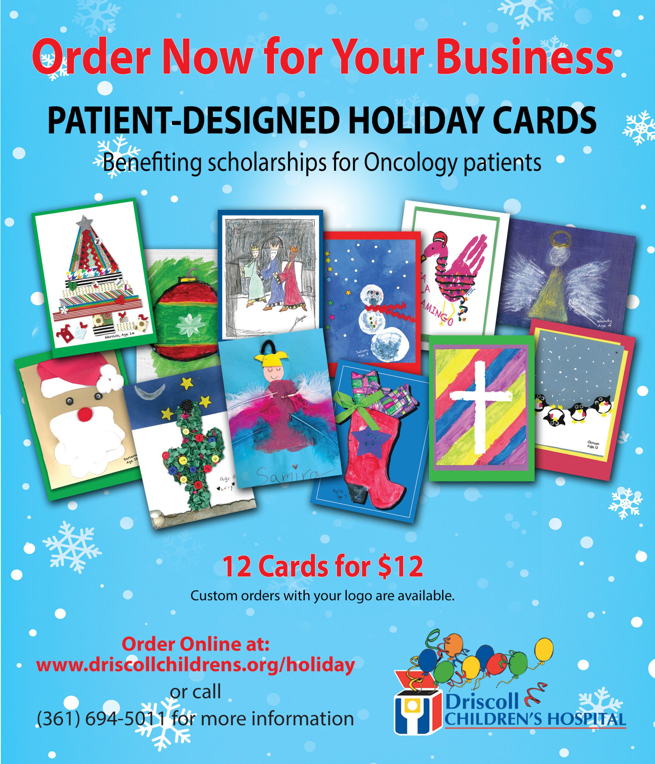 Patient-Designed Holiday Cards from Driscoll Children's Hospital ...